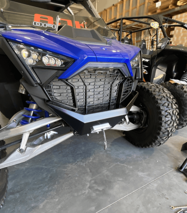 Polaris Pro R Front Bumper Replacement | AJK Offroad